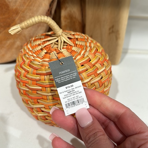 Threshold | Accents | Threshold Woven Rattan Pumpkins Set Of | Poshmark
